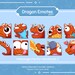 Dragon Emote Pack 1 | Red Drake Emotes for Twitch, Discord, Youtube - Etsy