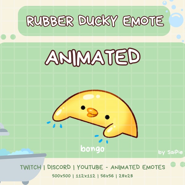 Yellow Animated Twitch Emote - Etsy