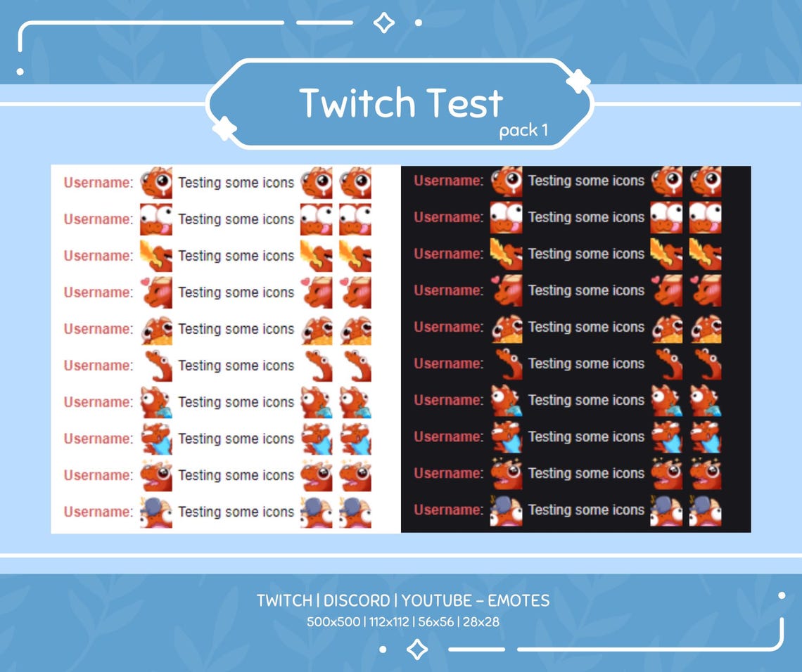 Dragon Emote Pack 1 | Red Drake Emotes for Twitch, Discord, Youtube - Etsy