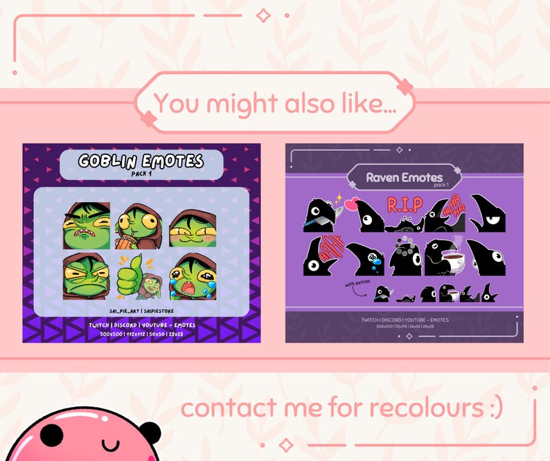 Goblin Emote Pack 3 | Gobbo Emotes for Twitch, Discord, Youtube - Etsy