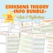 Eriksons Stages of Development Information Student Handout Psychosocial ...
