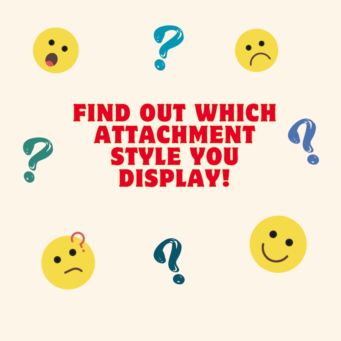 Attachment Styles Quiz, Adult Attachment Styles, Attachment Worksheet ...