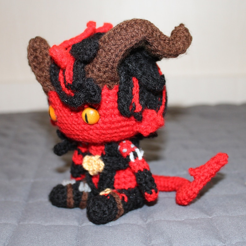 Karlach Amigurumi Pattern - Baldur's Gate 3 - Etsy