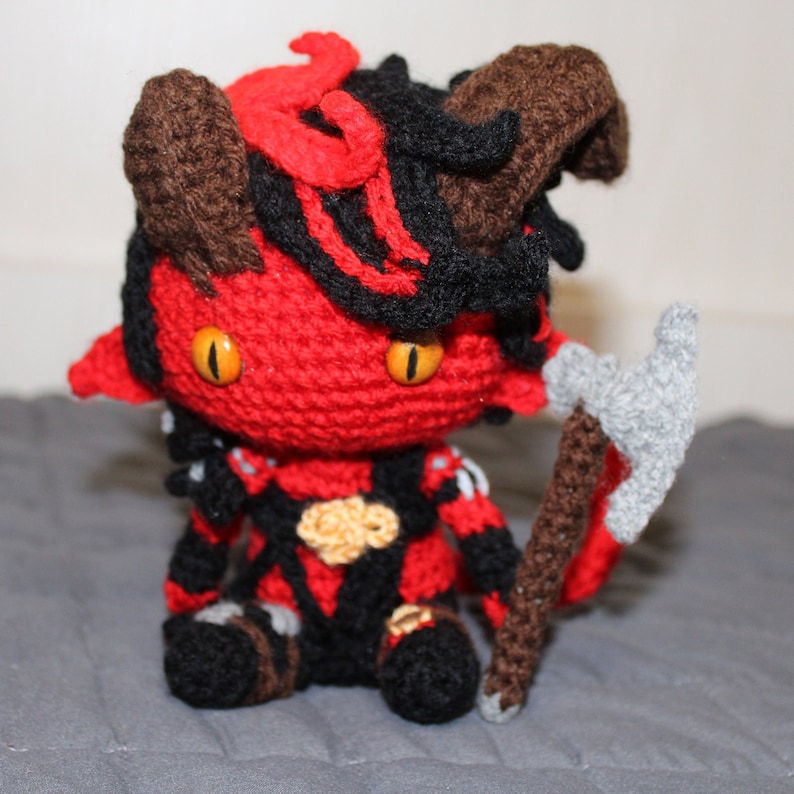 Karlach Amigurumi Pattern - Baldur's Gate 3 - Etsy