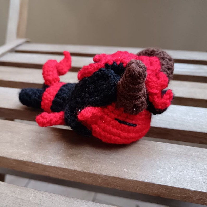 Sleepy Karlach Amigurumi Pattern - Baldur's Gate 3 - Etsy