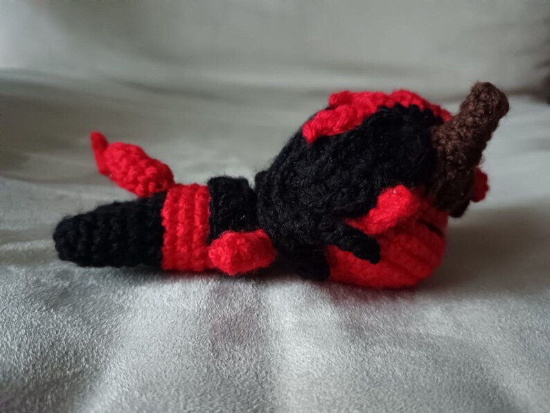 Sleepy Karlach Amigurumi Pattern - Baldur's Gate 3 - Etsy