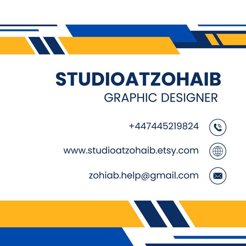 Modern Business Manager Calling Card QR Code Canva Editable Template ...