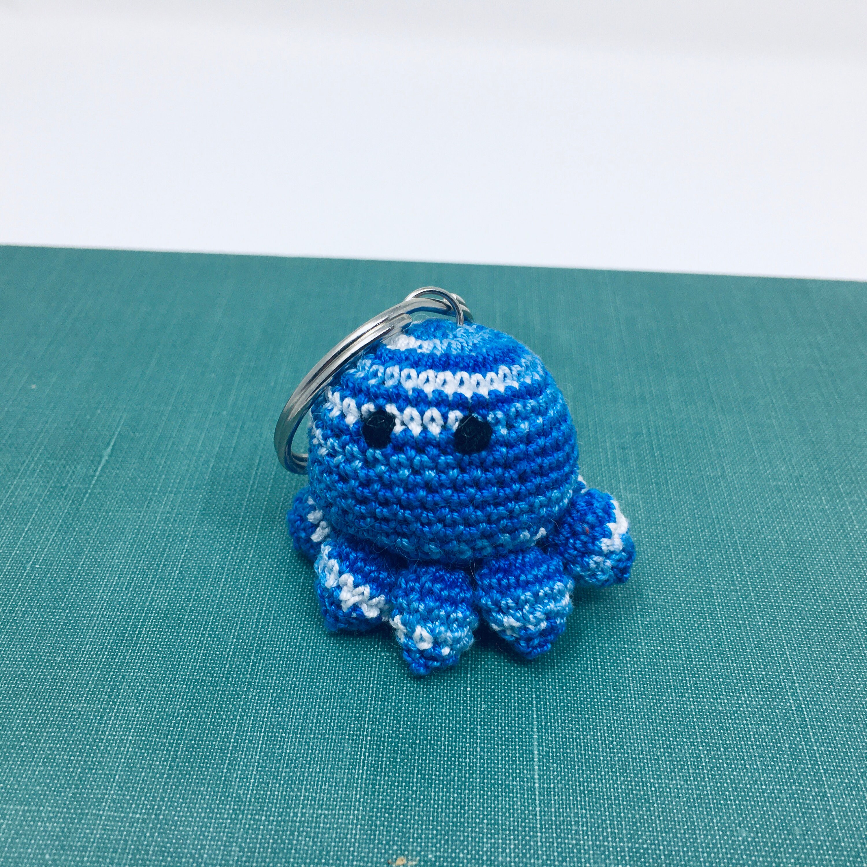 Octopuses Mini Crocheted Key Chain - Etsy