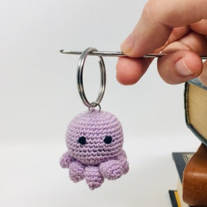 Octopuses Mini Crocheted Key Chain - Etsy
