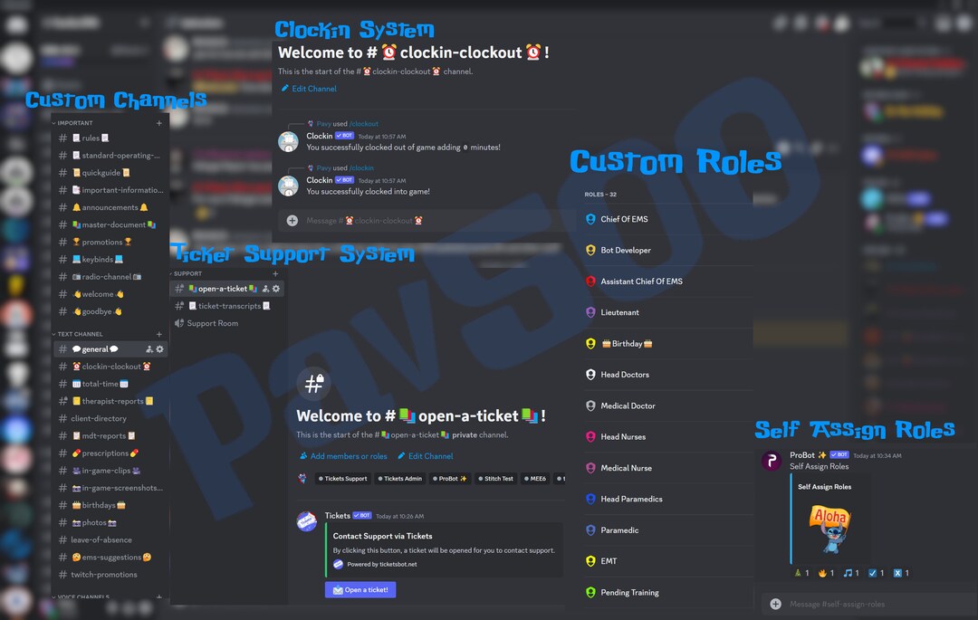 Custom Discord Server Creation not a Template, Custom Made - Etsy