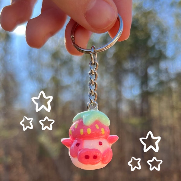 Strawberry Cow Art - Etsy