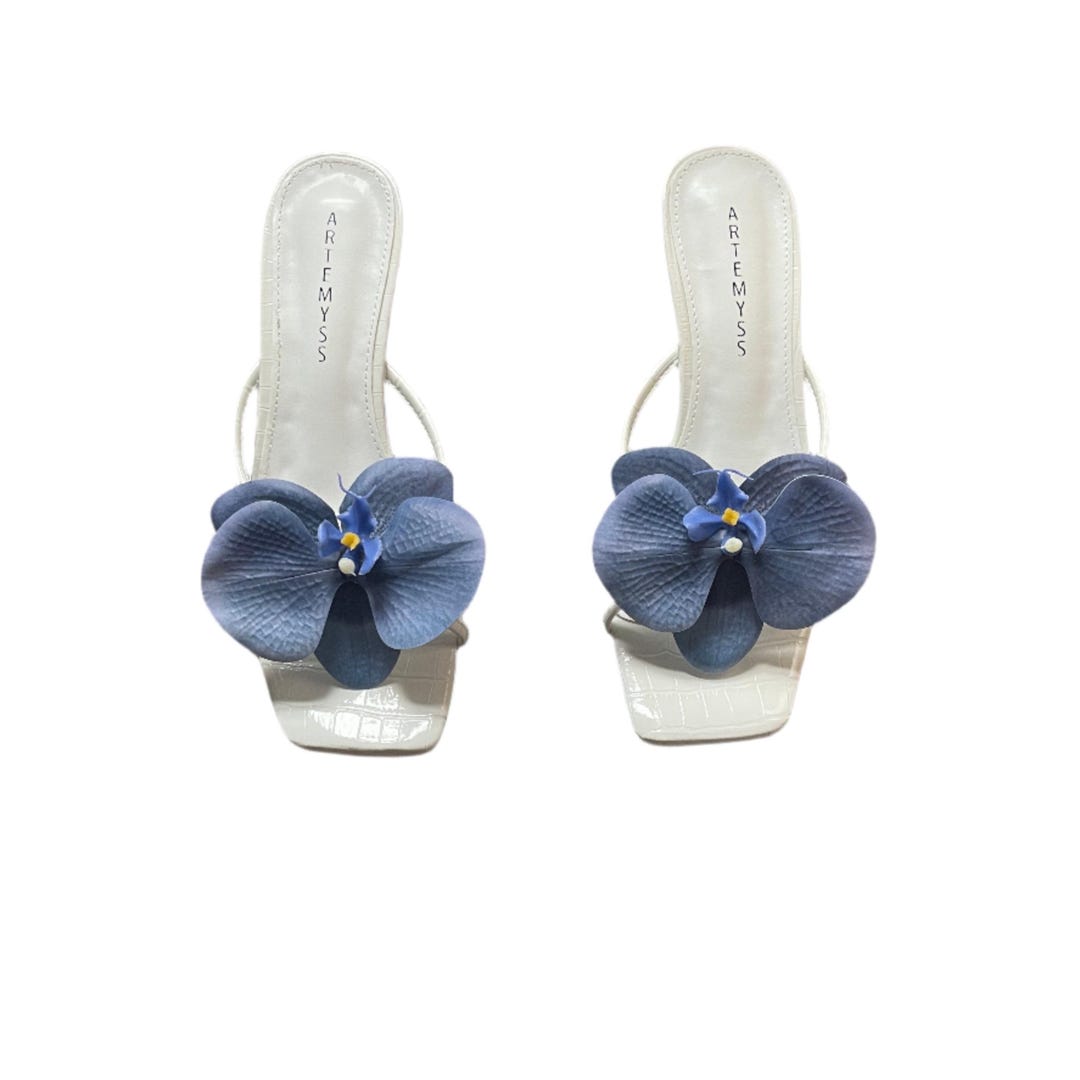 Stormy Blue Orchid Sandal - Etsy