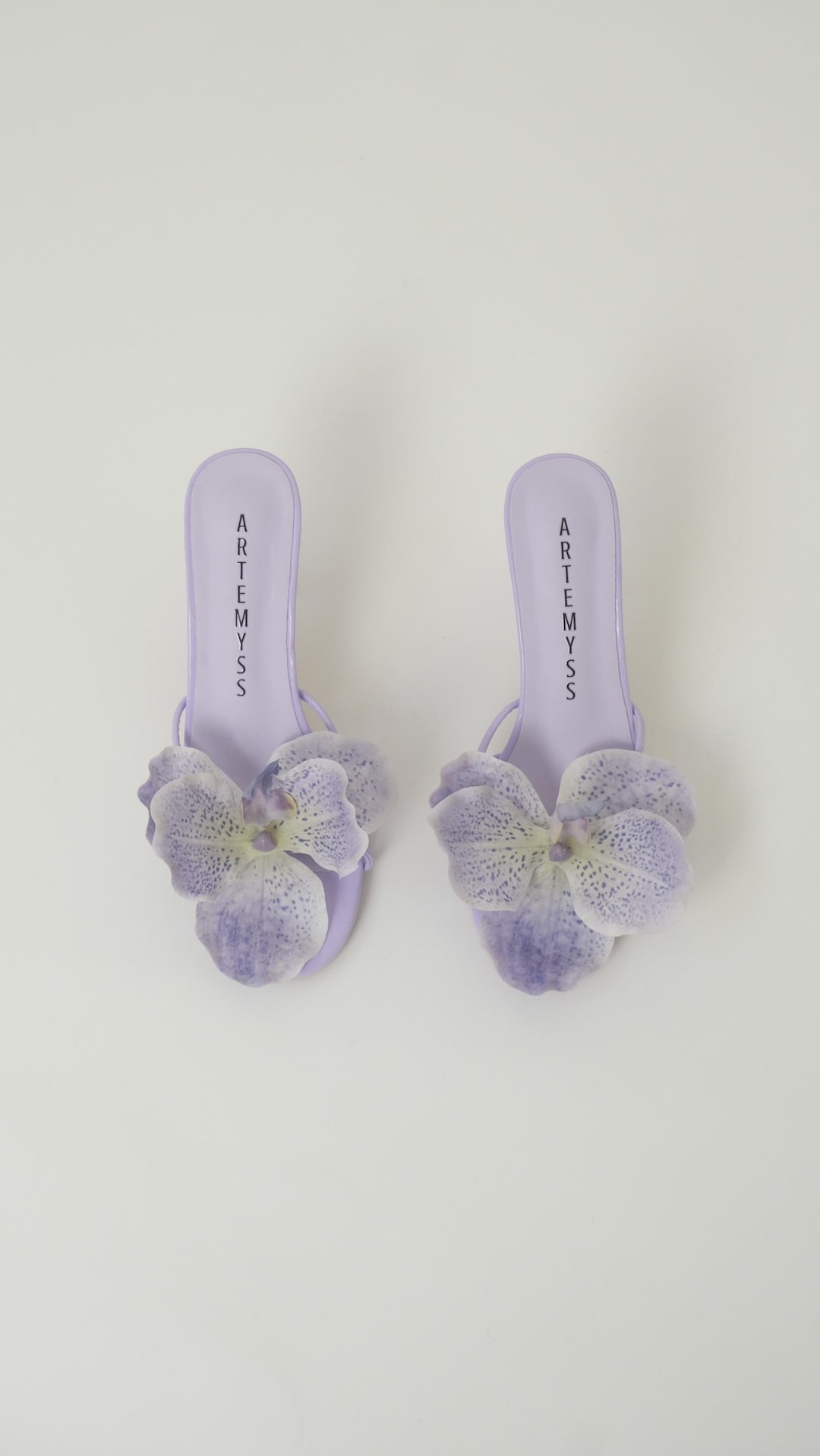Lila Purple Orchid Flower Sandal - Etsy