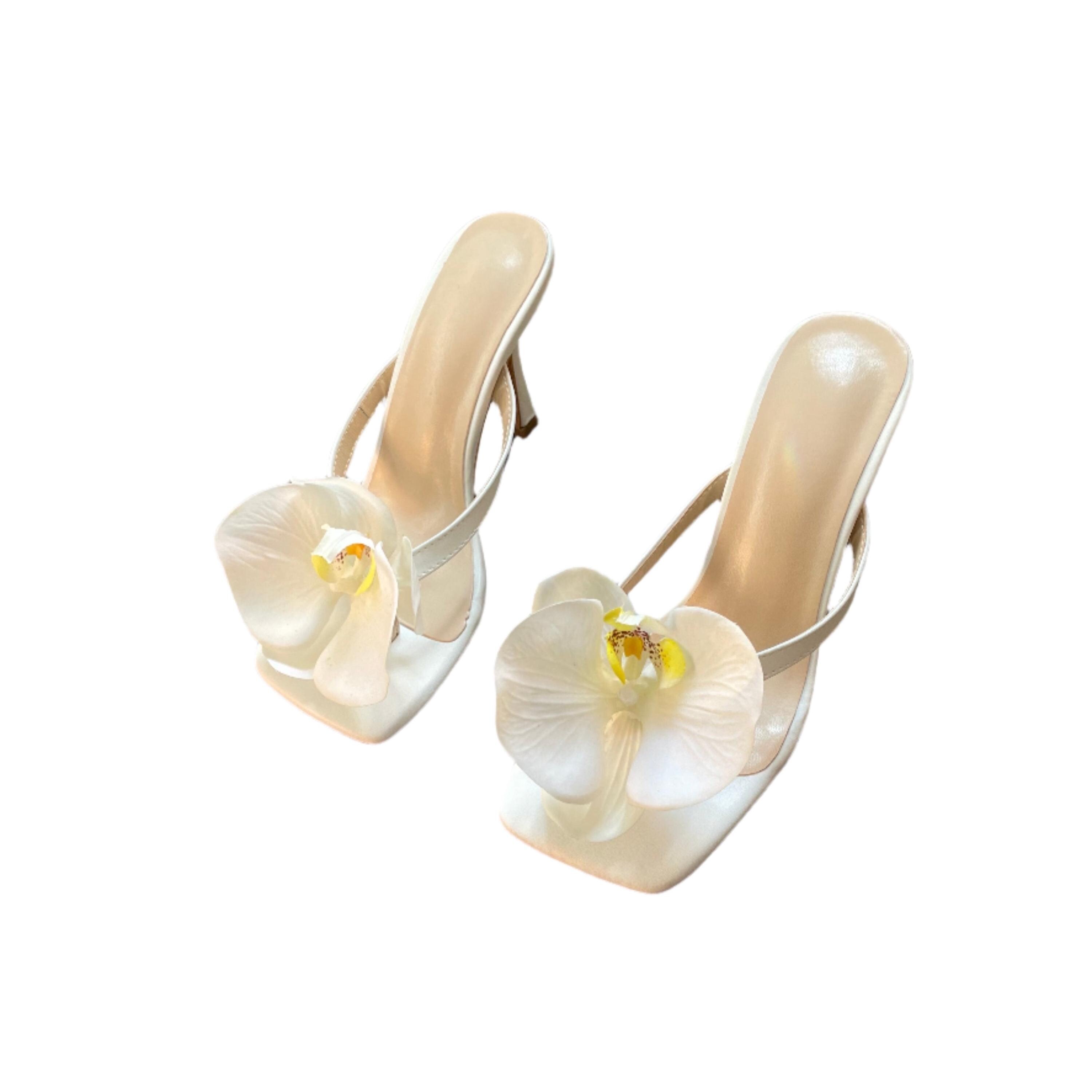 Artemis White Orchid Sandal - Etsy