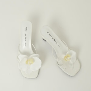 Artemis White Orchid Sandal - Etsy