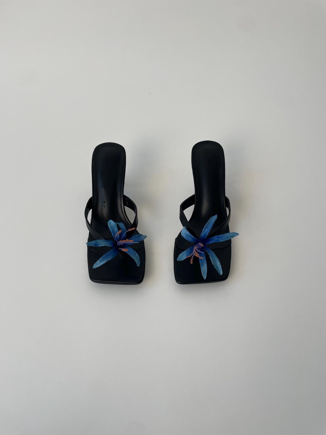 Lilo Blue Starfish Flower Sandal Heels - Etsy