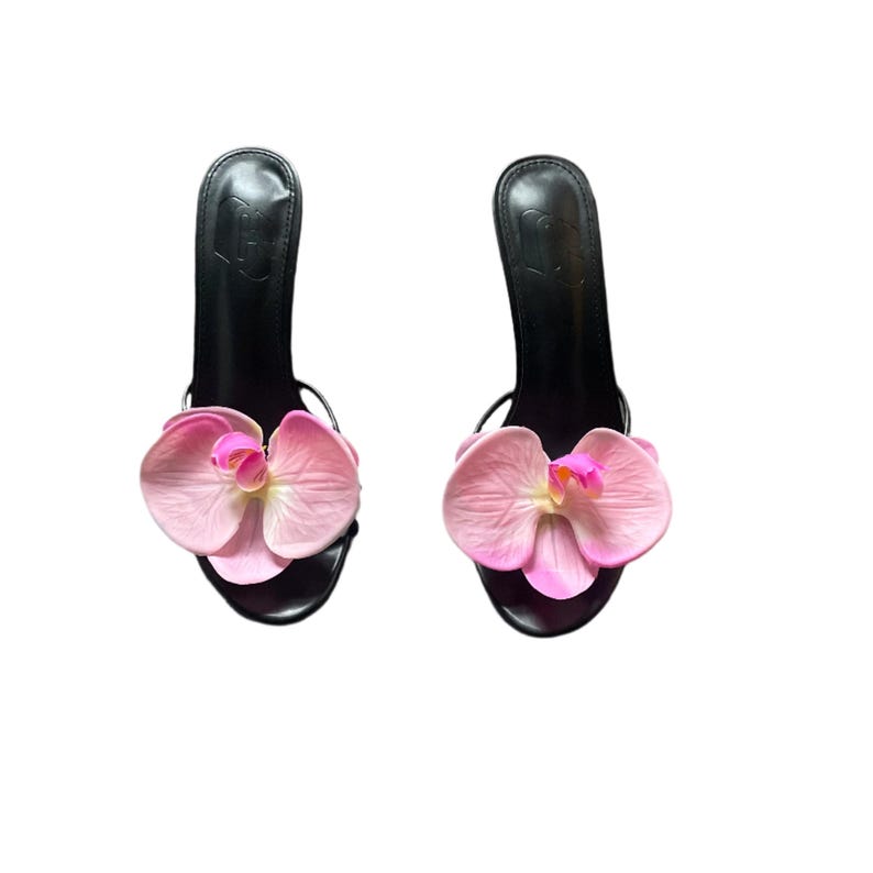 Carli Light Pink Orchid White Sandal - Etsy