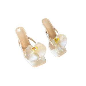 Artemis White Orchid Sandal - Etsy