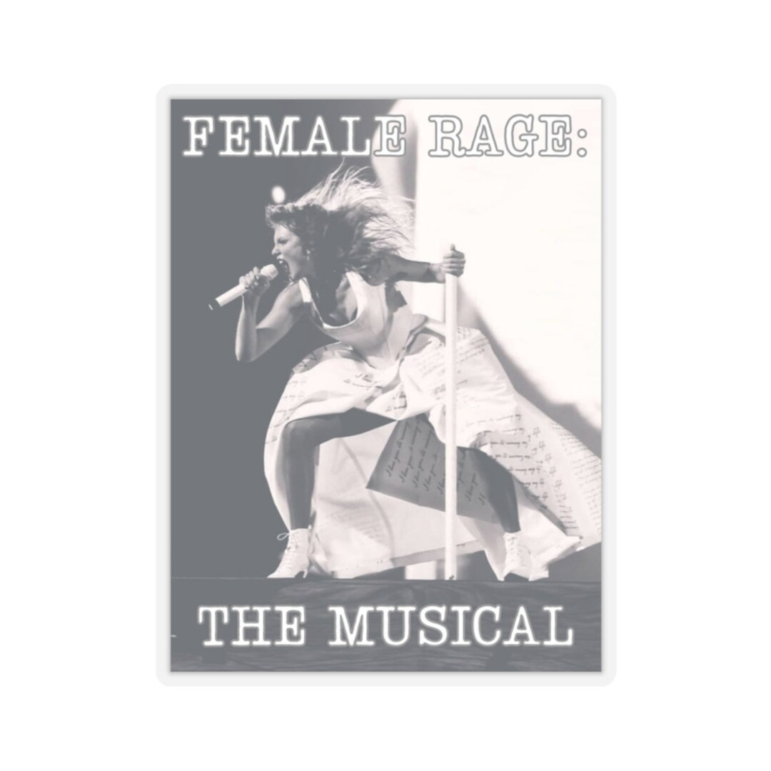Female Rage the Musical Sticker - Etsy
