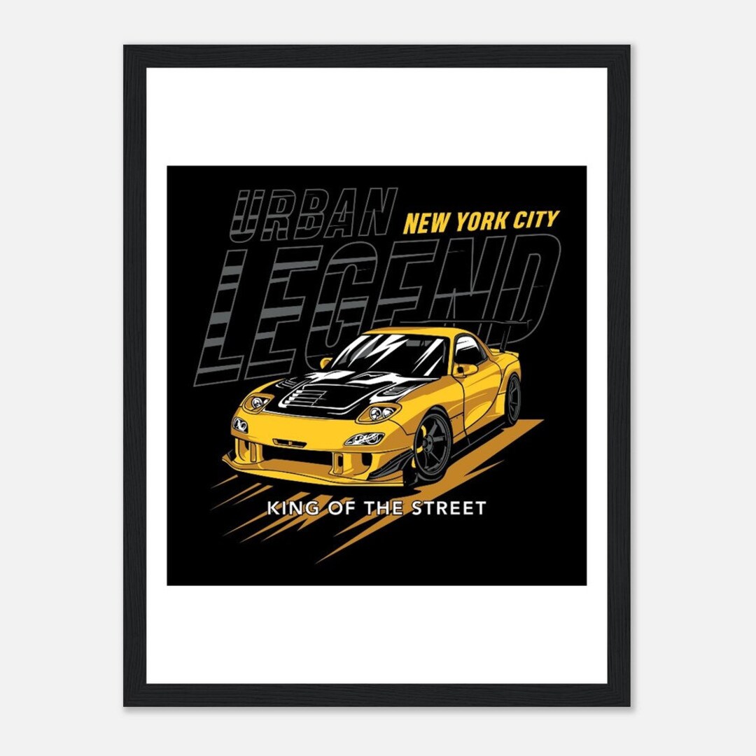 FD Rx7 Urban Legend Poster - Etsy