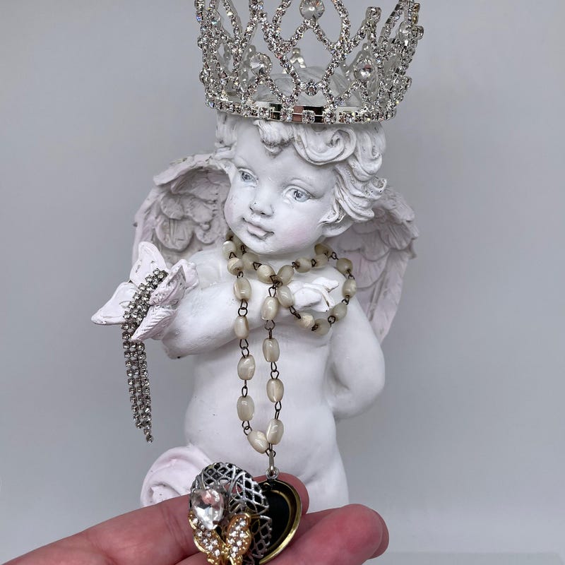 Rhinestone Angel - Etsy