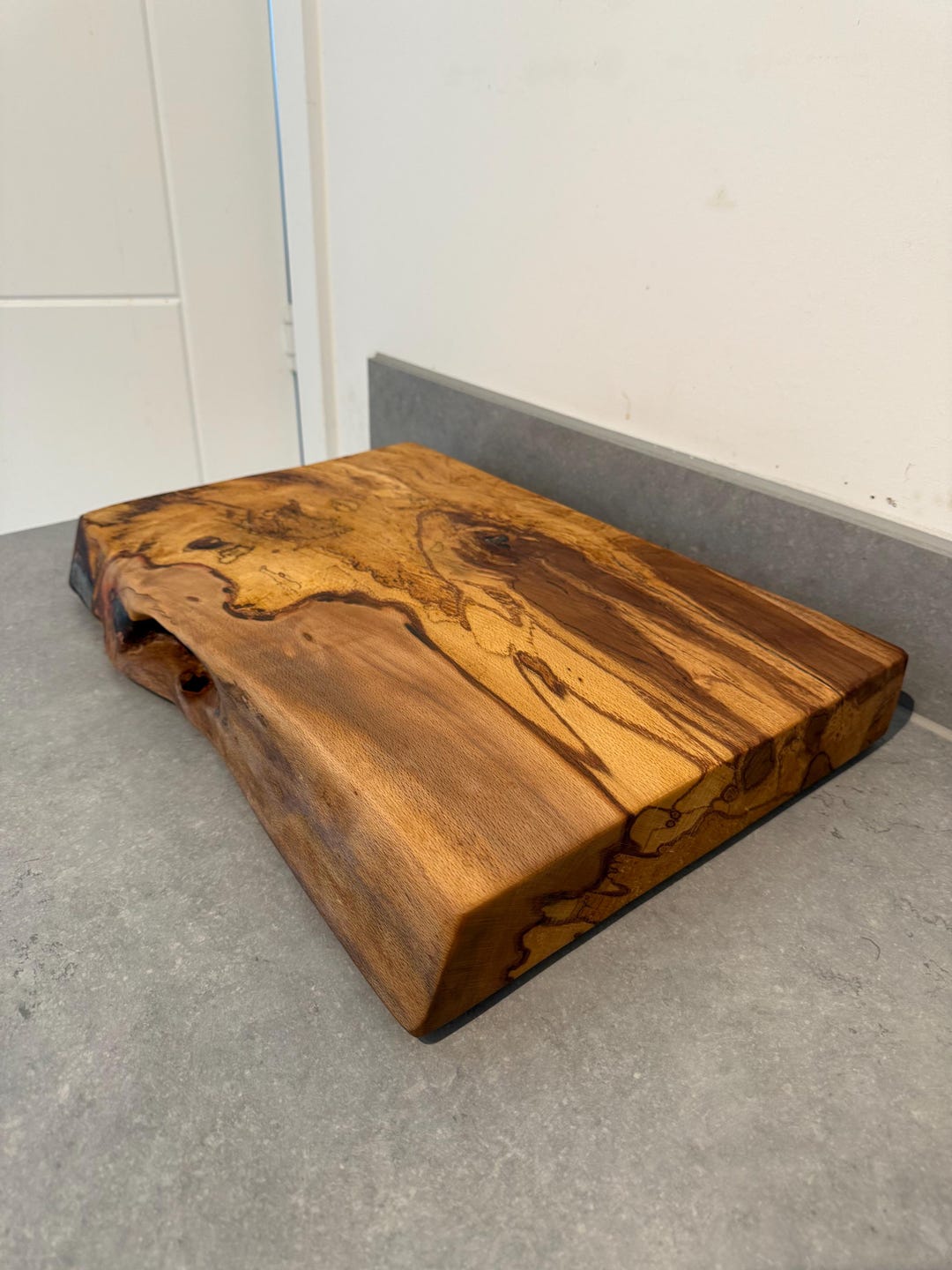 Massive Live Edge Beech Chopping Board (spalted Beech) | Extra Thick ...