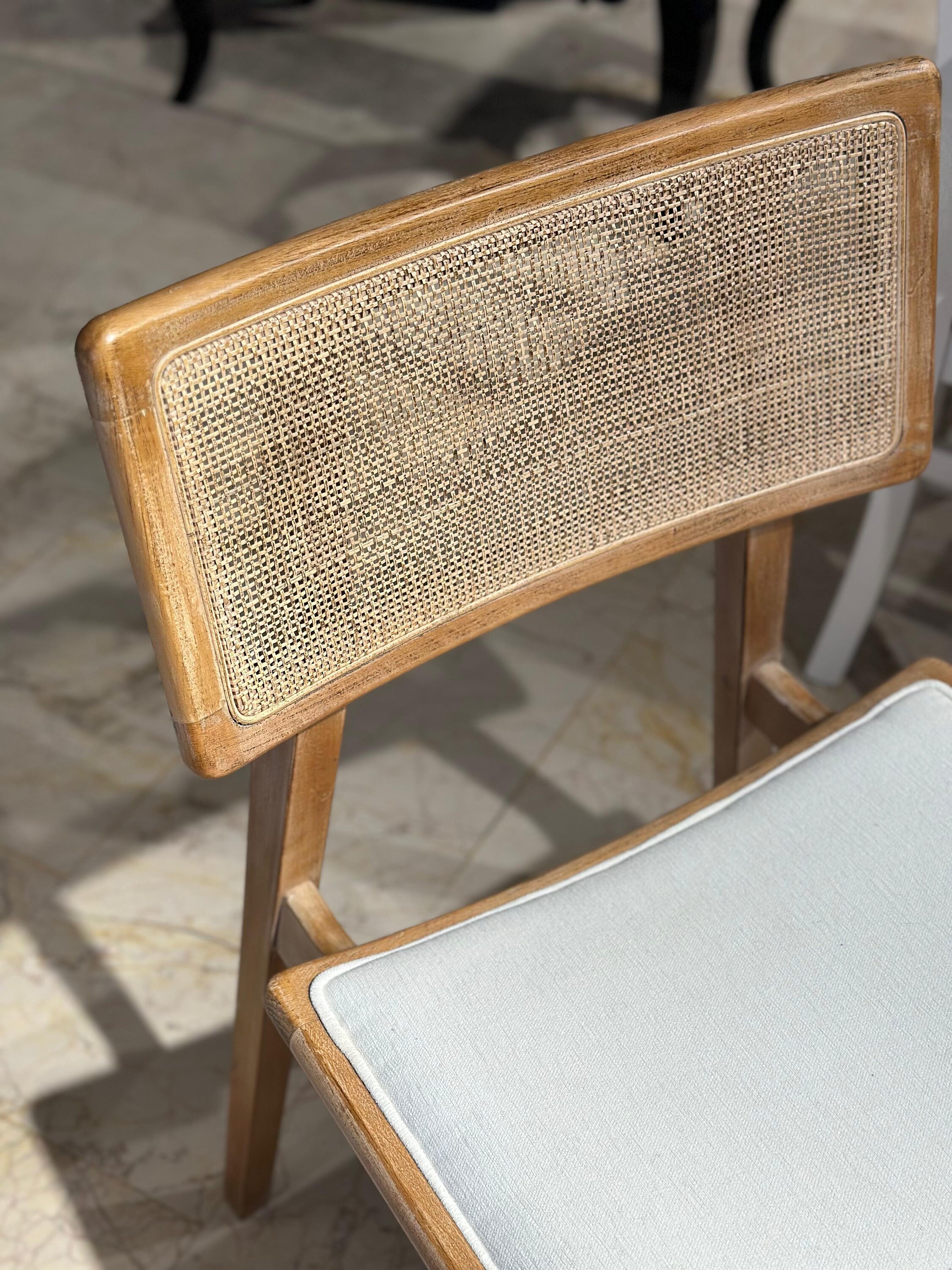 Mid-century Modern Rattan Chair Chairs Chairs for Living Room Wooden ...