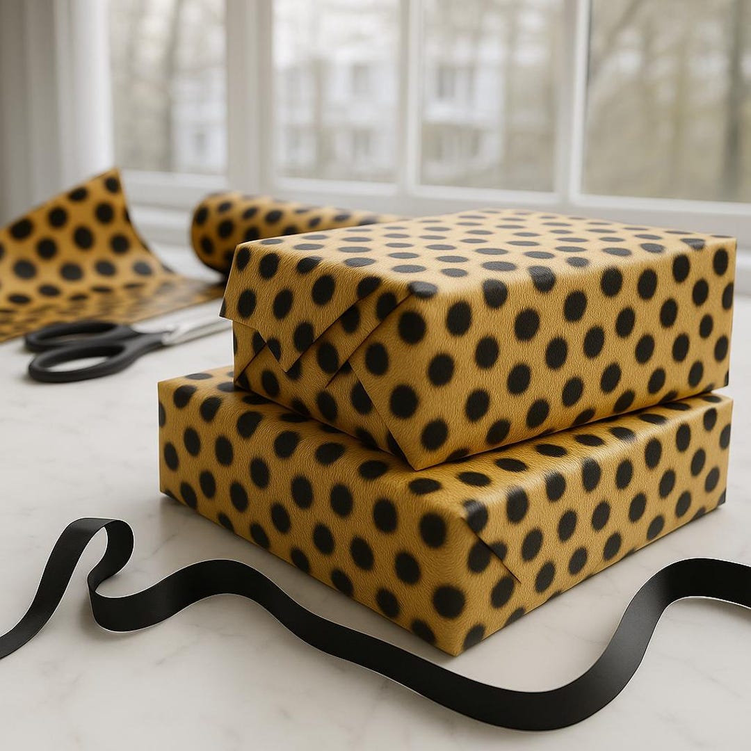 Cheetah Print Gift Wrap: Stylish Animal Pattern Wrapping Paper - Etsy