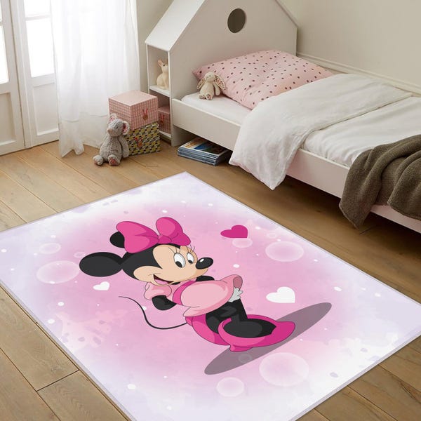 Minnie Mouse Carpet - Etsy