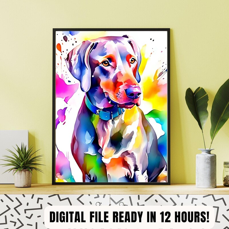 Pop Art Dog Portrait - Etsy