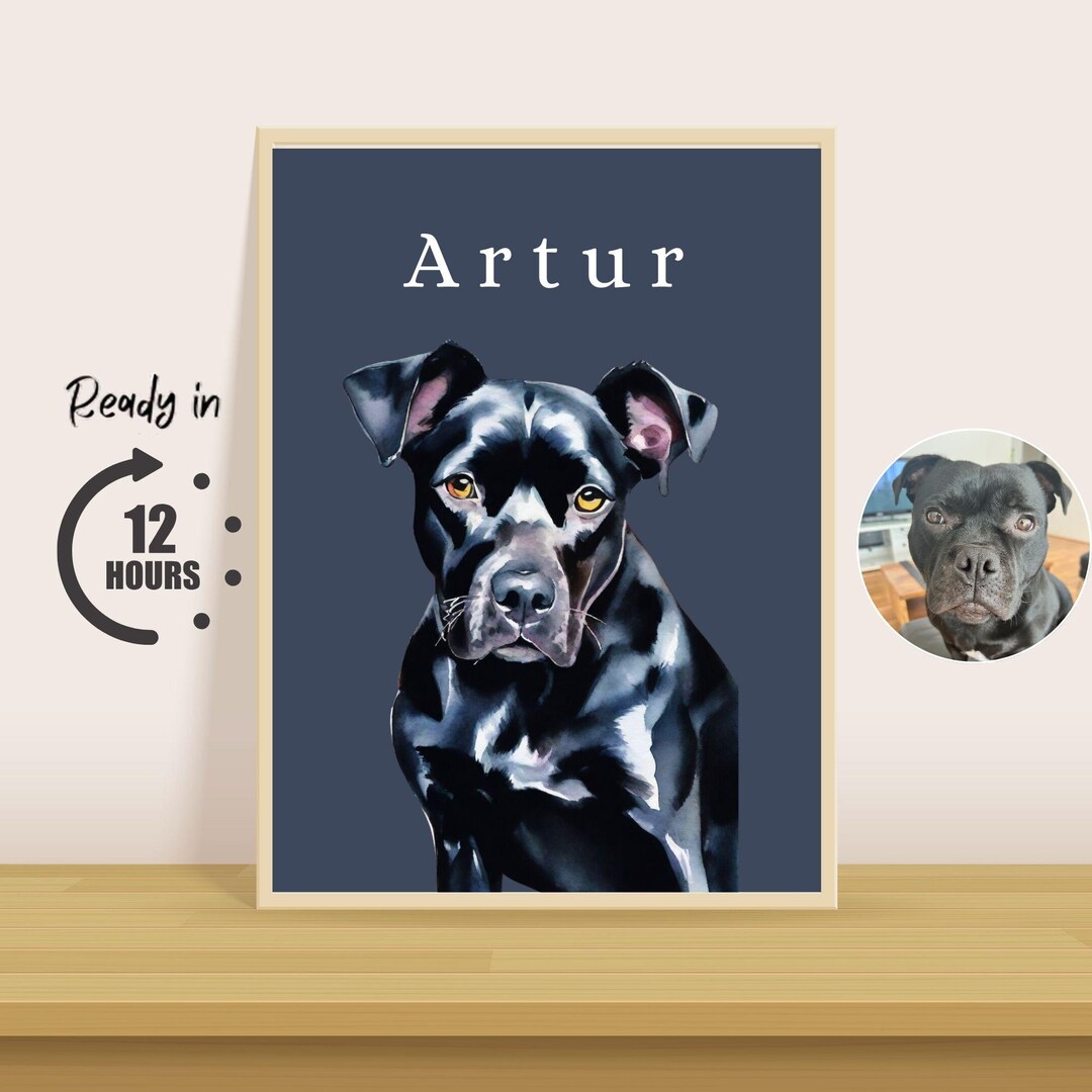 Custom Cartoon Portrait From Photo, Marvel Style Dog Portrait ,pet ...