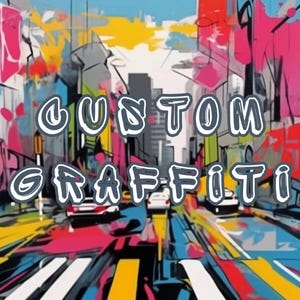 Custom Graffiti Splash Portrait - Etsy