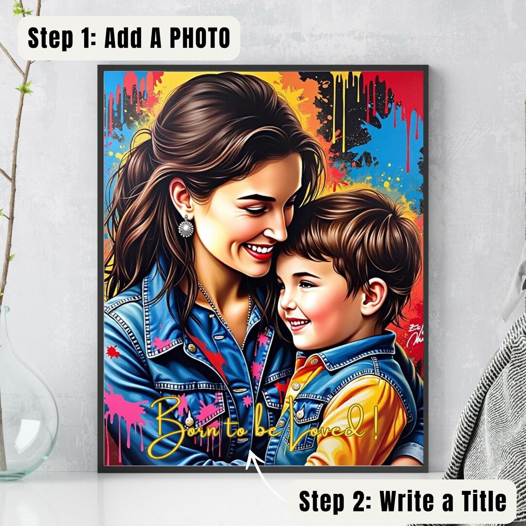 Custom Drip Art Portrait, Graffiti Pop Art, Personalized Couple Gift - Etsy