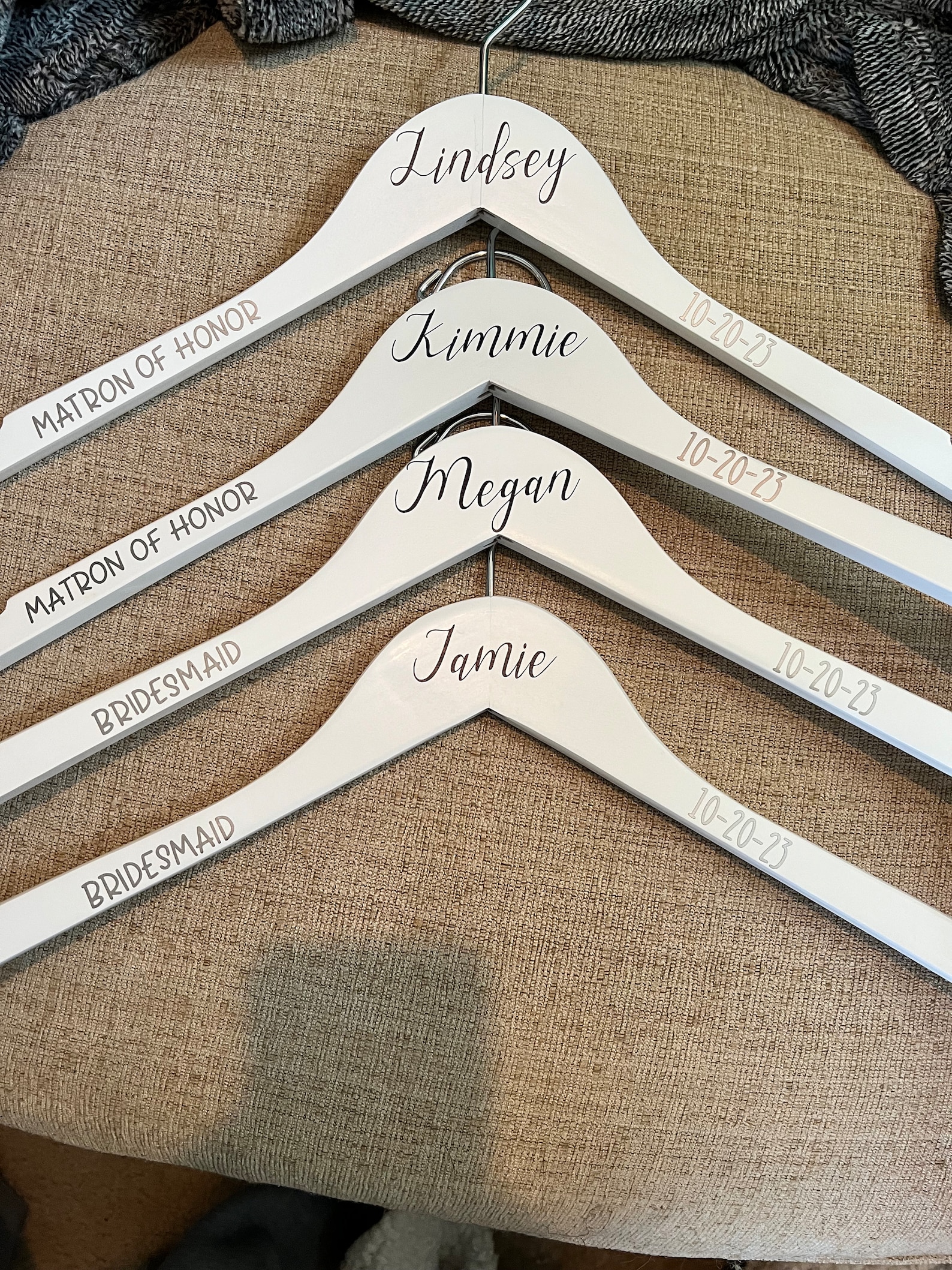 Custom Wedding Hangers - Etsy