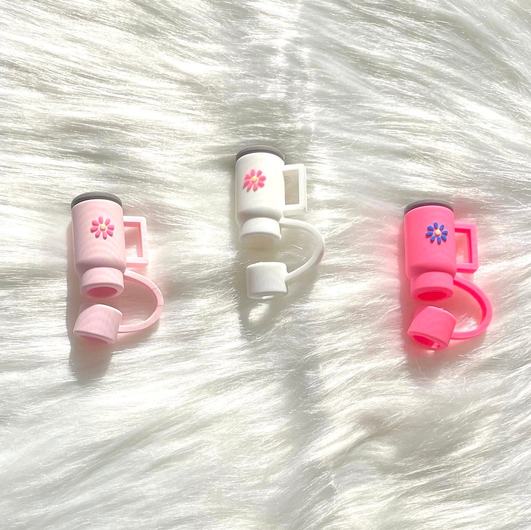 Pink Stanley Straw Toppers - Stanley Cup Accessories - Charms for ...