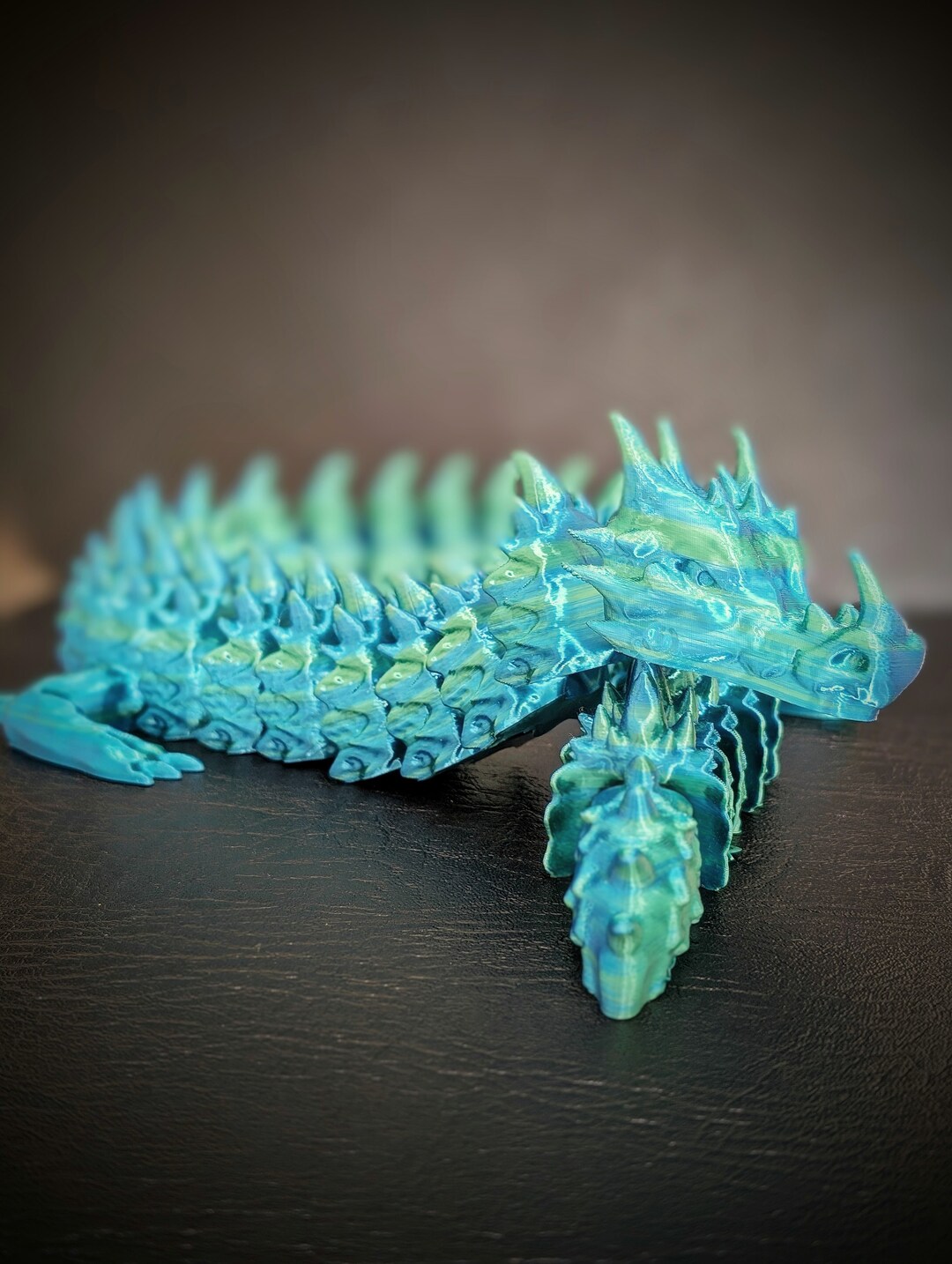 Large Spiked Articulating Dragon - Etsy