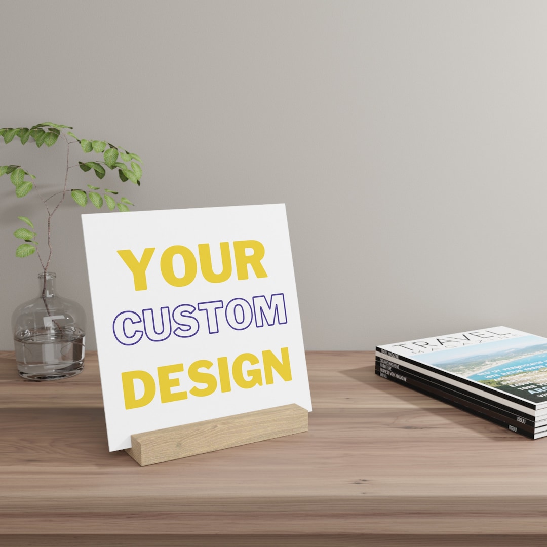 Custom Gallery Board With Stand Personalized Gallery Board ...