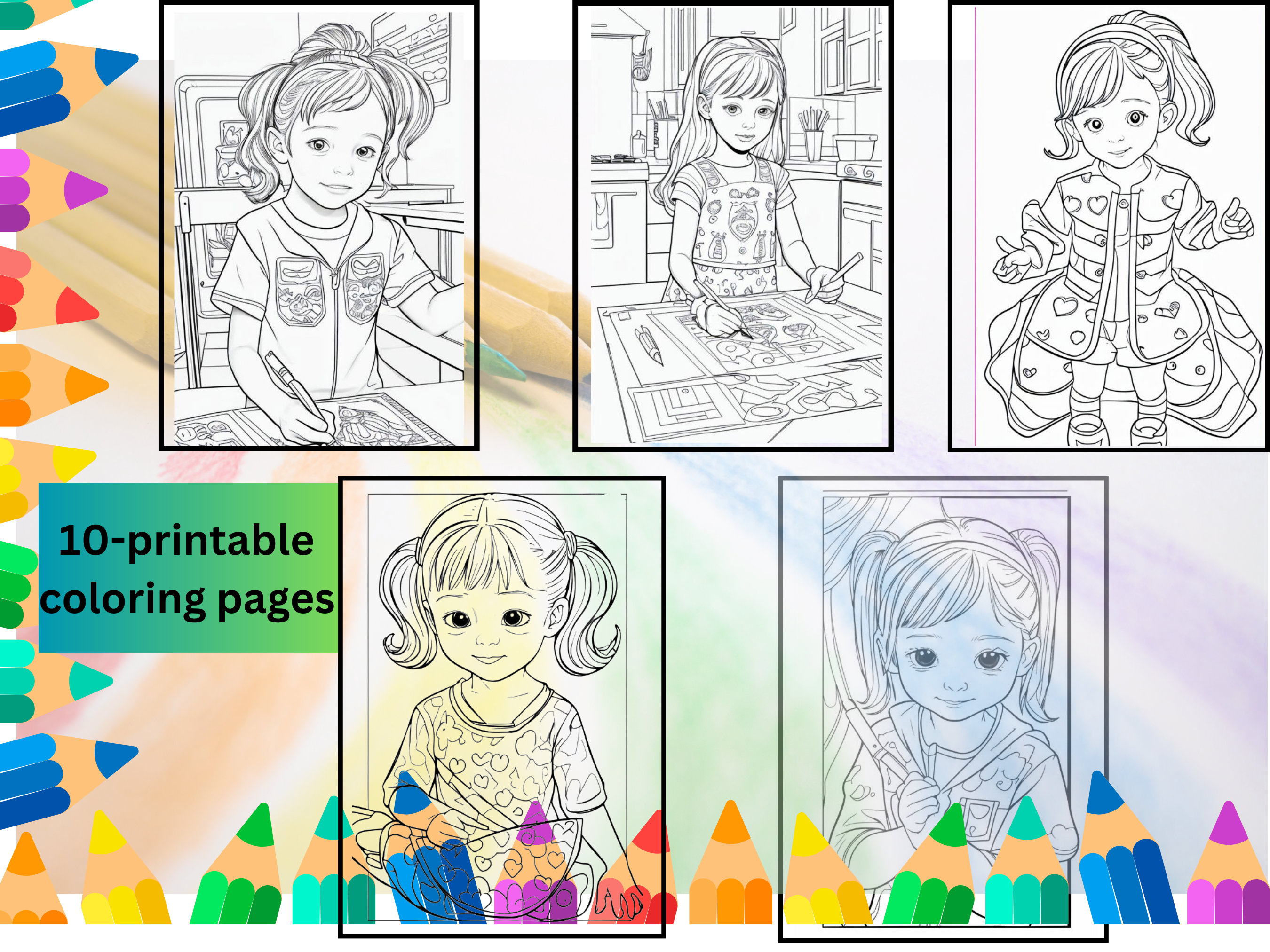 Printable Coloring Pages for Beginners Aged 6-10,kids Coloring Pages ...