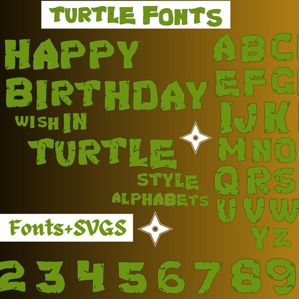 Ninja Turtle Clipart - Etsy