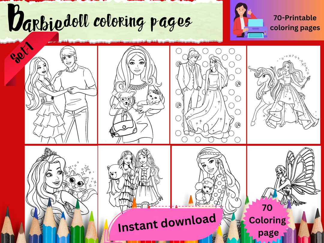 Dolly Coloring Pages,dolly Coloring Book,printable Coloring Sheets ...