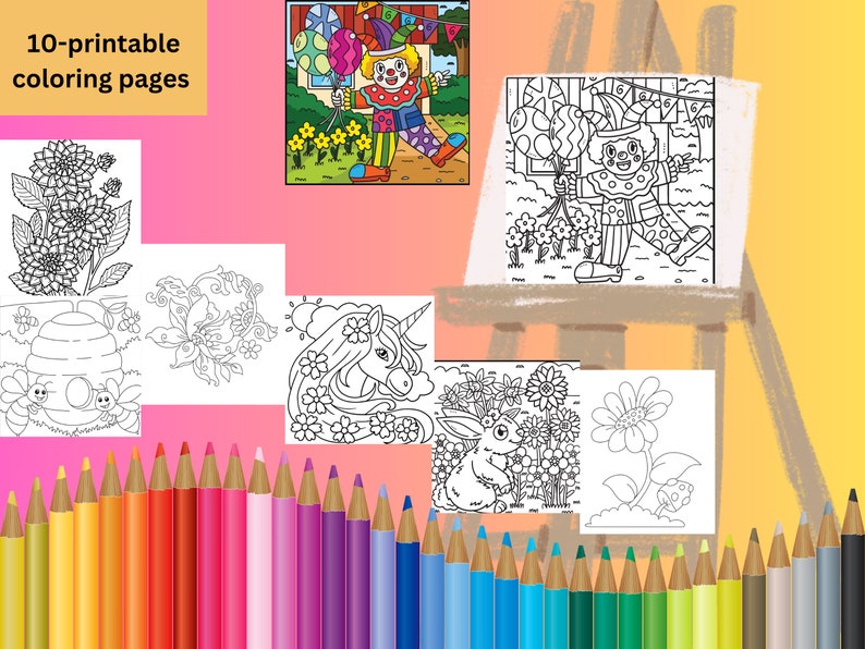 Printable Coloring Pages for Beginners Aged 6-10,kids Coloring Pages ...
