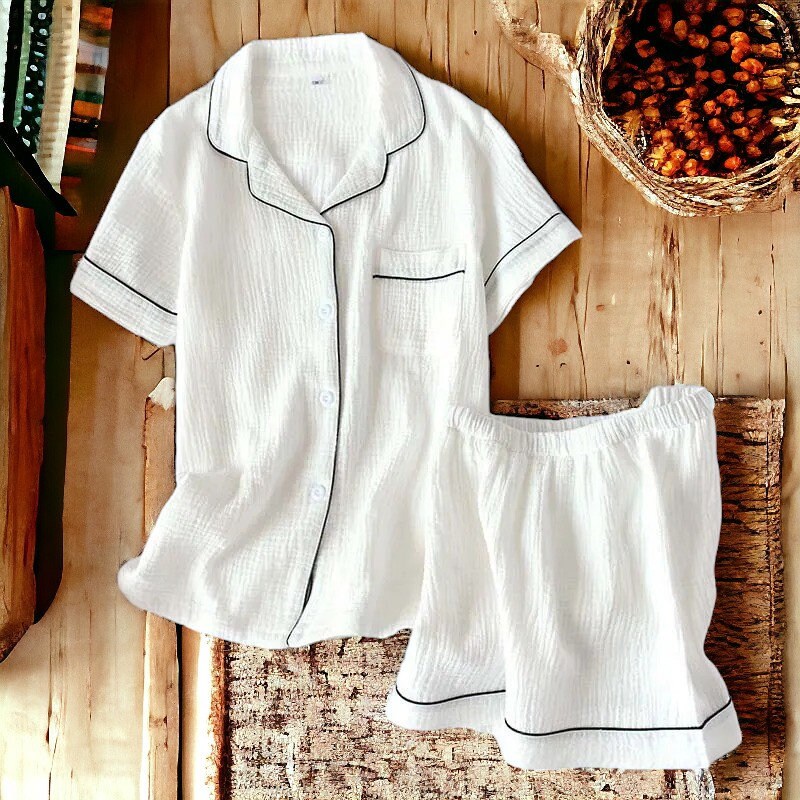 Womens Candy Colour Cotton Pyjamas, Vibrant Cotton Pyjama Set, Cute ...