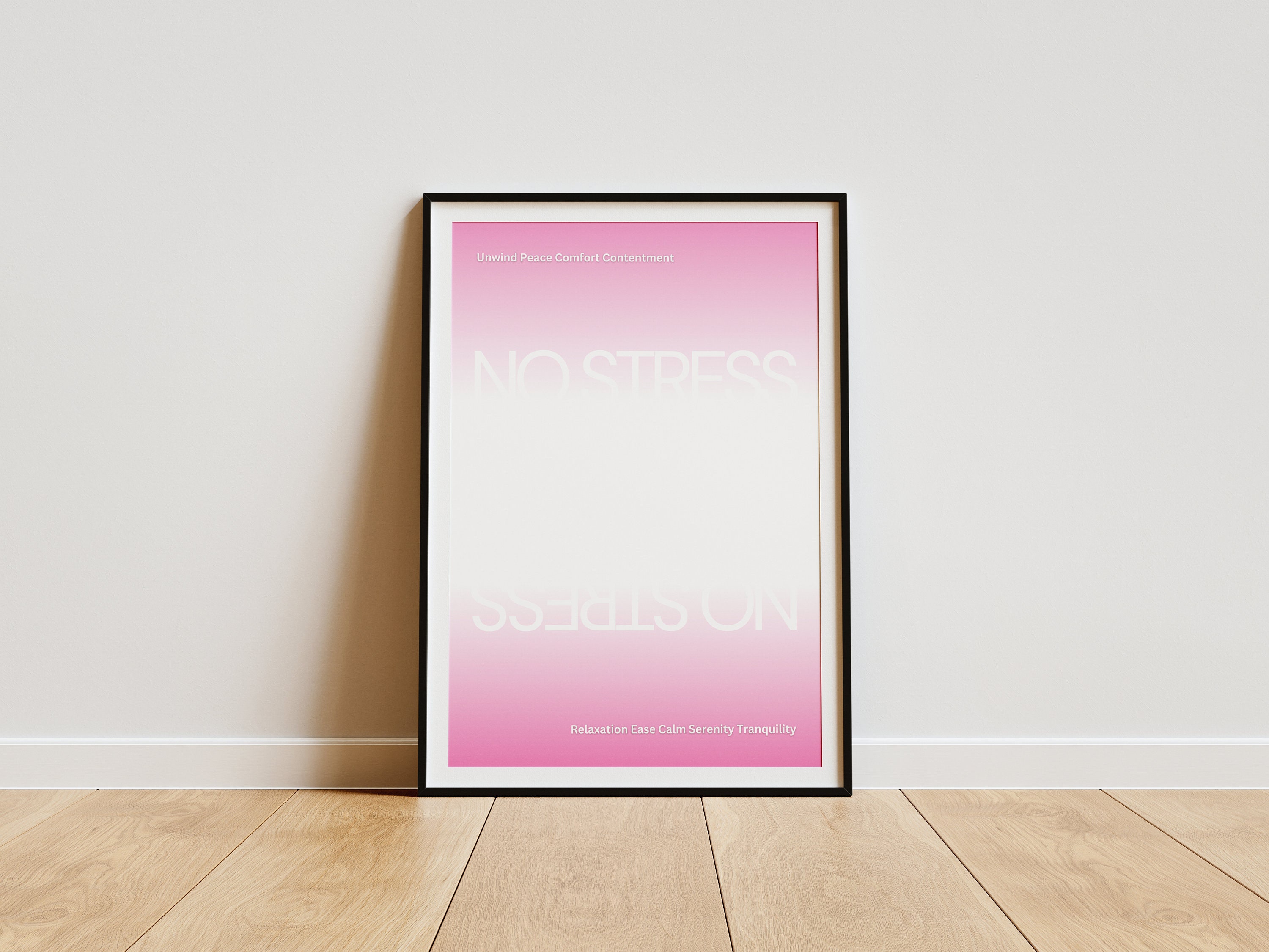 Pink Aura Poster Set, Set of 3 Affirmation Poster, Poster Set, Retro ...