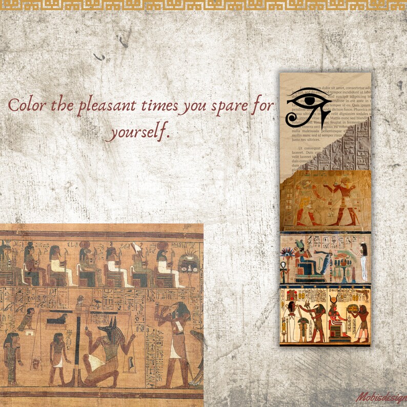 Ancient Egypt Bookmarks Ancient Bookmarks Digital Download JPG Bookmark ...