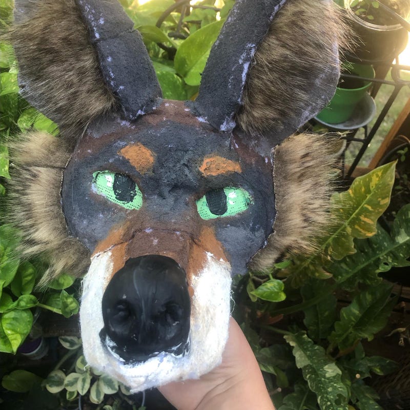 Therian Mask Coyote - Etsy