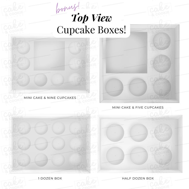 Cupcake Builder Sketching PROCREATE Stamps, Digital Cake Design, Custom ...