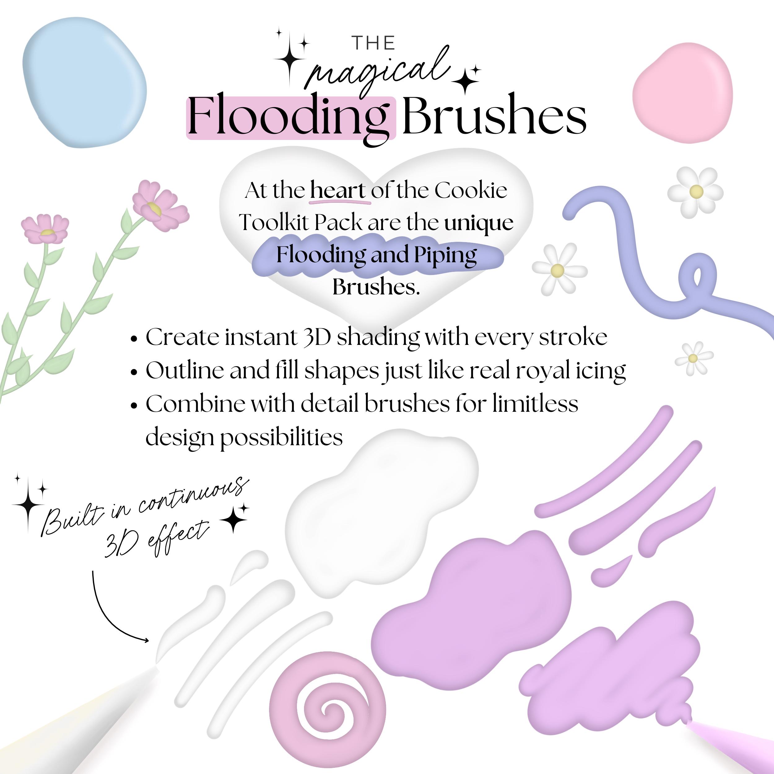 Cookie Design Toolkit Sketching PROCREATE Brushes, Stamps, Digital ...