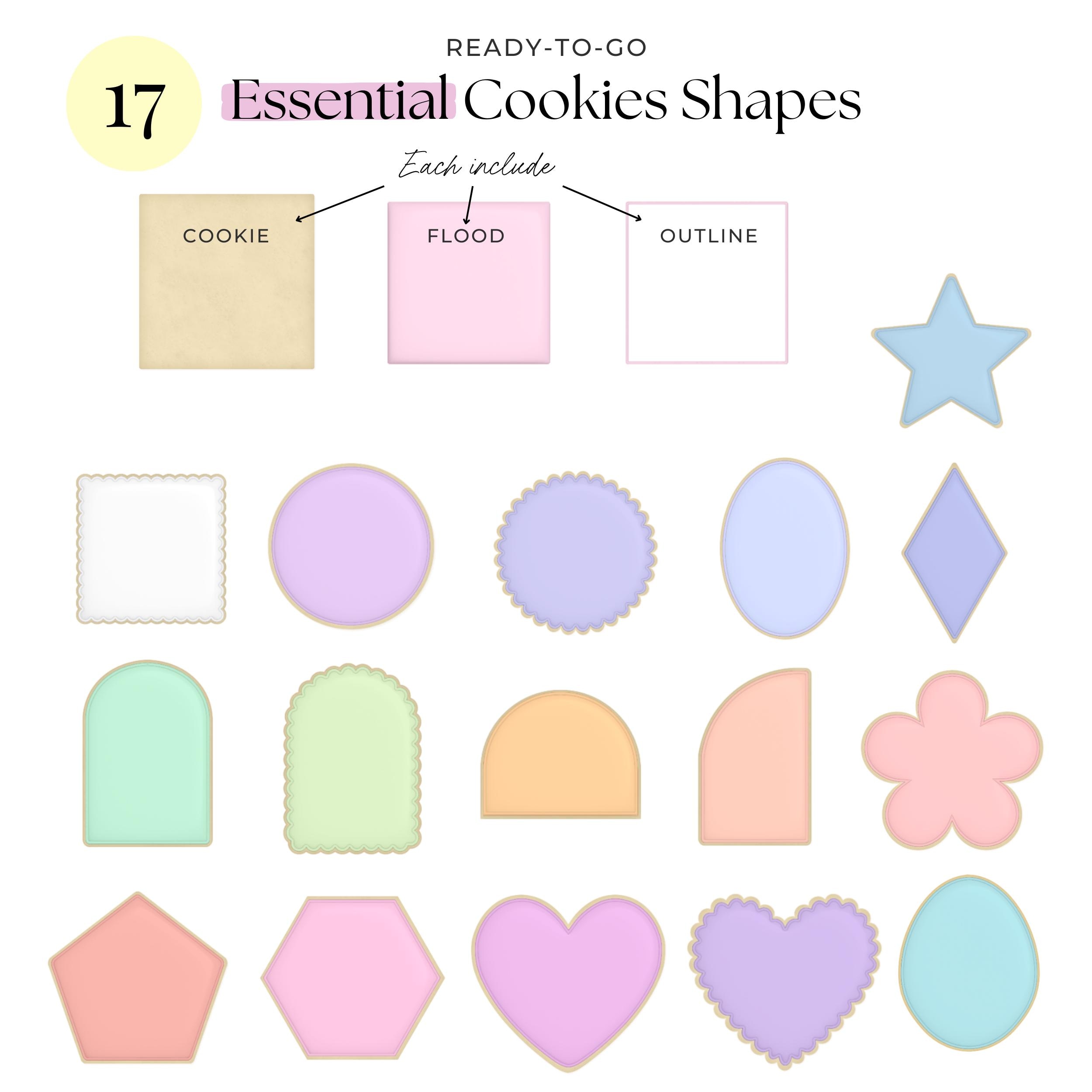 Cookie Design Toolkit Sketching PROCREATE Brushes, Stamps, Digital ...