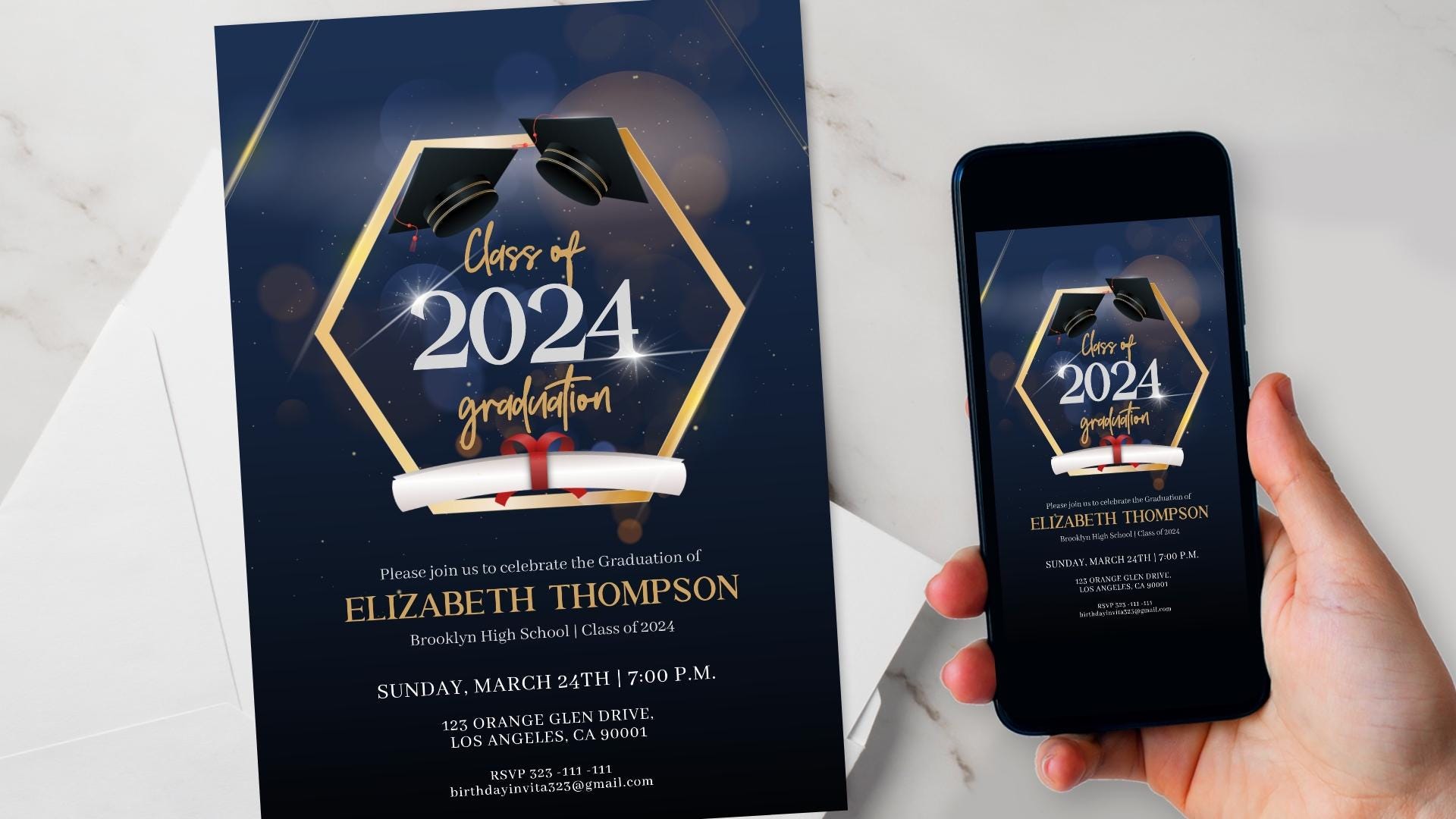 Graduation Ceremony Invitation - Etsy