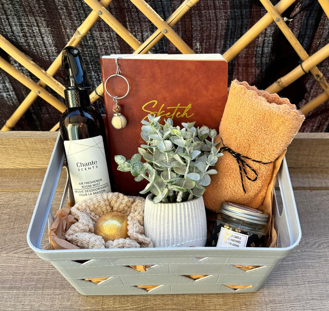 Home & Wellness Gift Basket - Etsy